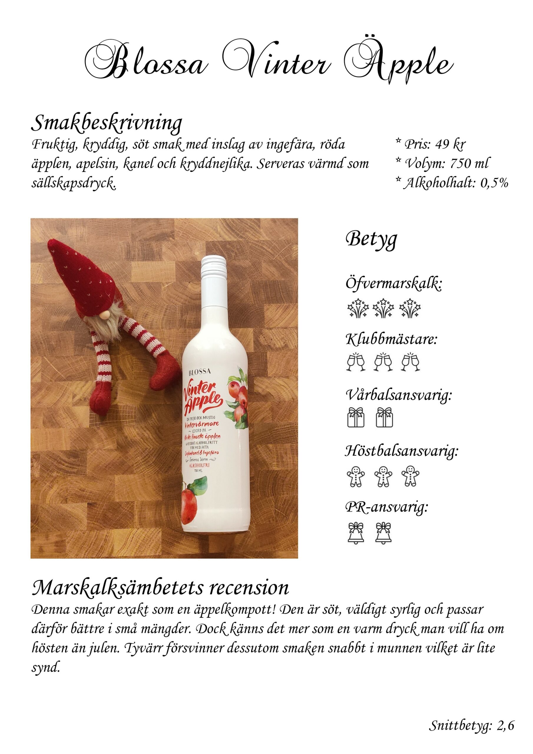 14-12-2022 Marskalkämbetets Glöggtest – Chalmers Kårtidning Tofsen